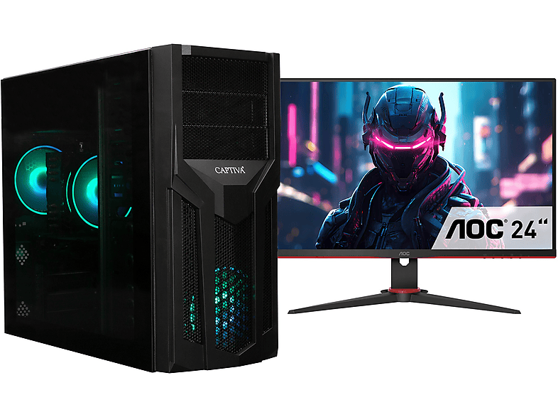 Pack PC gaming | CAPTIVA Advanced Gaming R83-197 TFT Bundle, AMD Ryzen ...