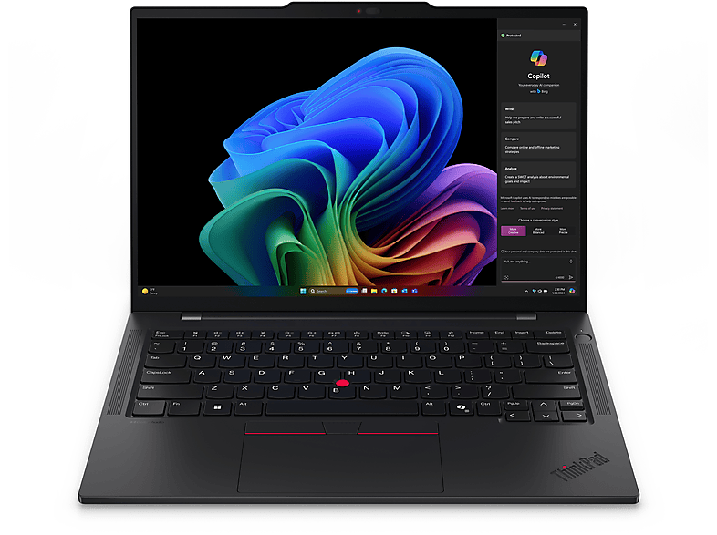 LENOVO T14s, Laptop, mit 14 Zoll Display, Qualcomm Snapdragon X Elite ...