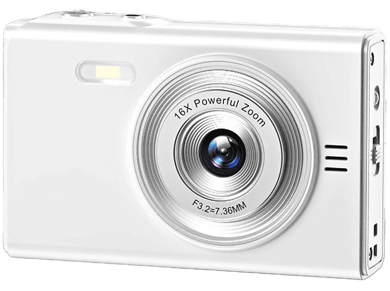 SYNTEK Digitalkamera – 4K Video 16-Facher Zoom Doppelkamera ...