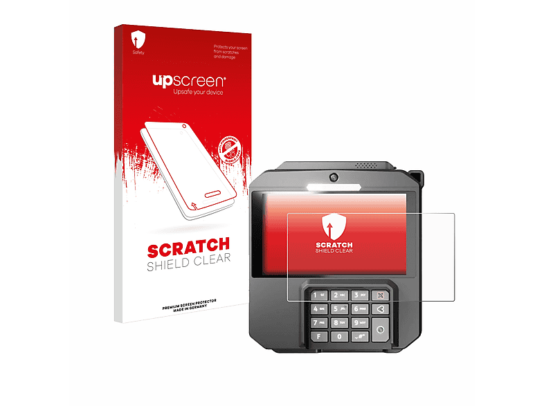 UPSCREEN Kratzschutz klare Schutzfolie (für ingenico Axium RX9000) | SATURN