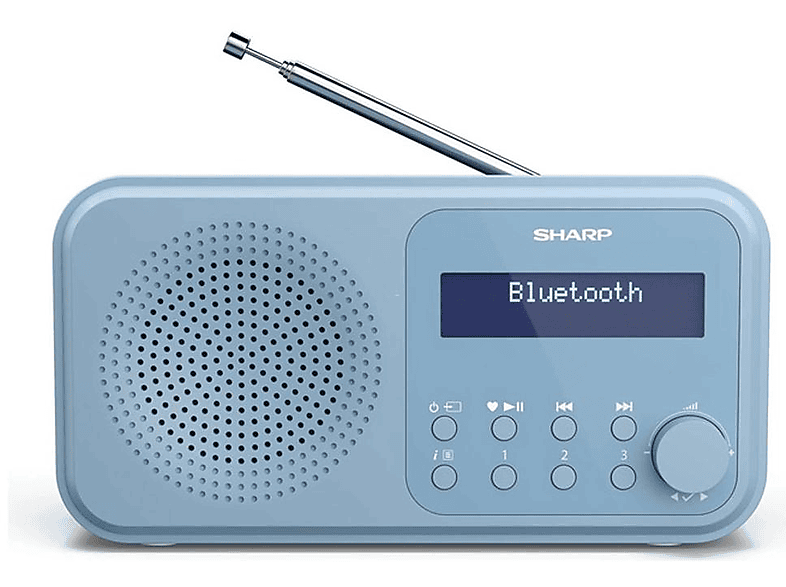 SHARP Sharp Radio DRP420 Blauw Radio Blauw | MediaMarkt