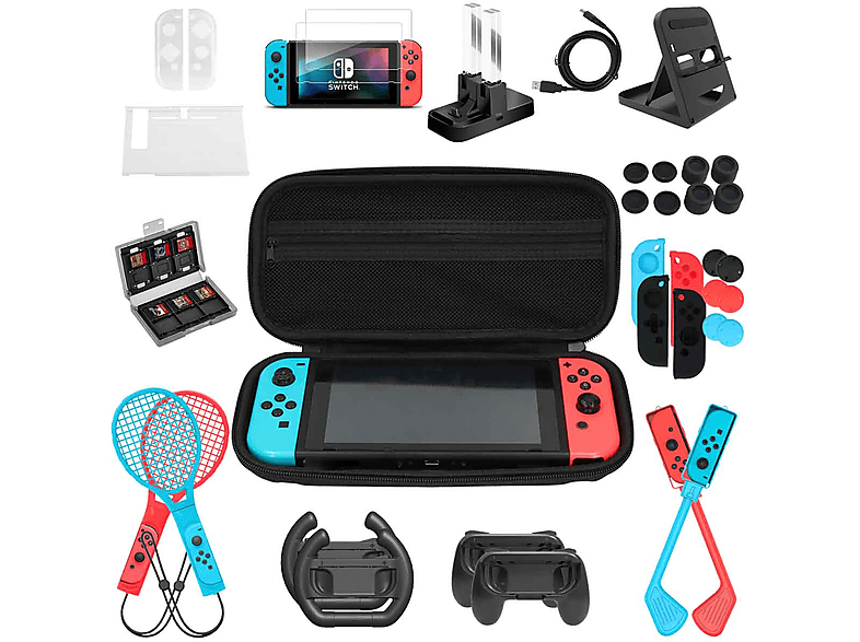 IMOSHION 34-in-1 Switch Accessoires Set geschikt voor Nintendo Switch ...