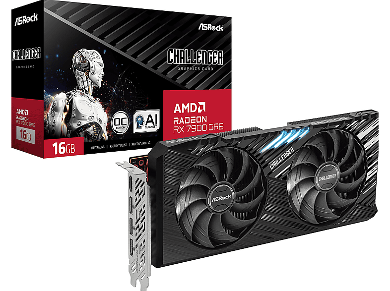ASROCK RX7900GRE CL 16GO (AMD, Grafikkarten) | SATURN