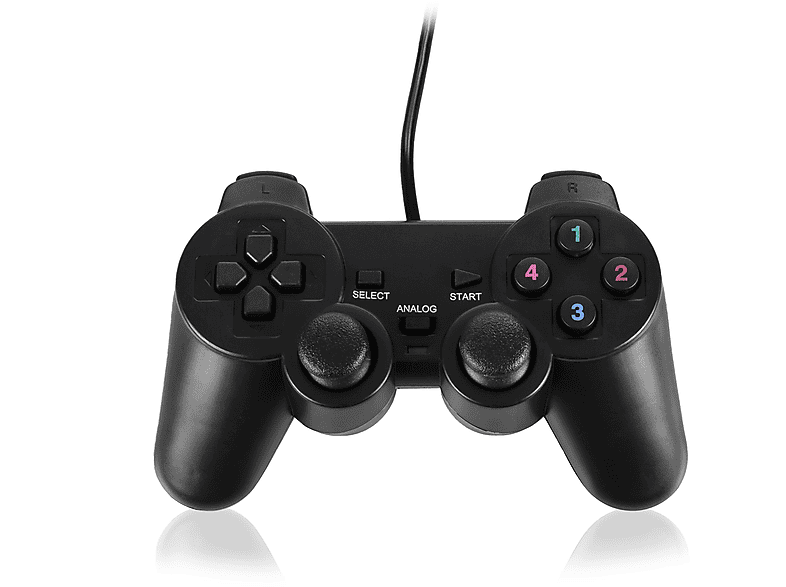 Gamepad | DMAG0020C00 DAM ELECTRONICS, PS3, PC, USB Dongle, Negro ...