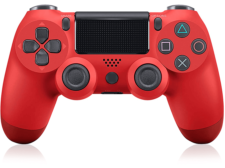 Gamepad | DMAF0019C50 DAM ELECTRONICS, PS4, Bluetooth, Rojo | MediaMarkt