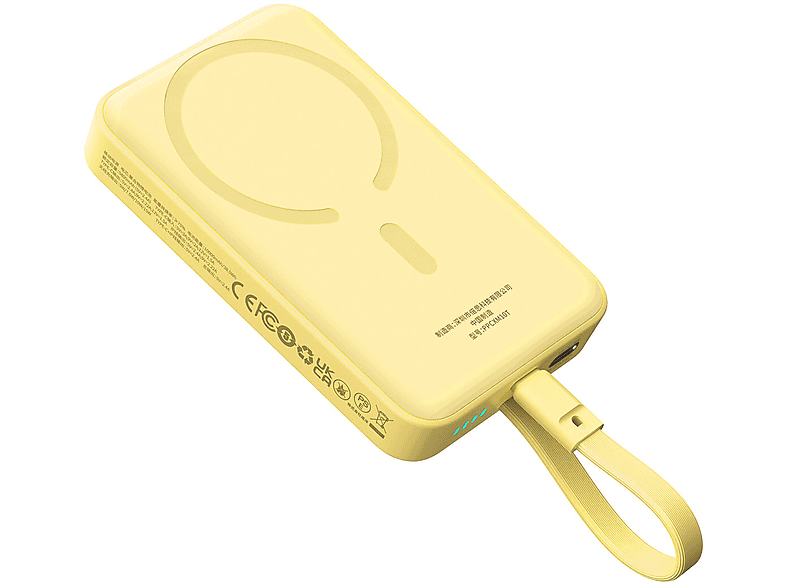 BASEUS Magnetic Mini MagSafe 20W Powerbank 10000mAh Gelb | MediaMarkt
