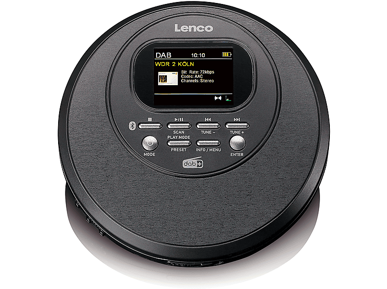 LENCO CD-500BK Tragbarer CD-Player Schwarz | MediaMarkt