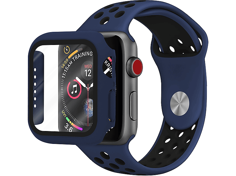 STRAP-IT© TPU case geschikt voor Apple Watch Maat: 44mm Smartwatch ...
