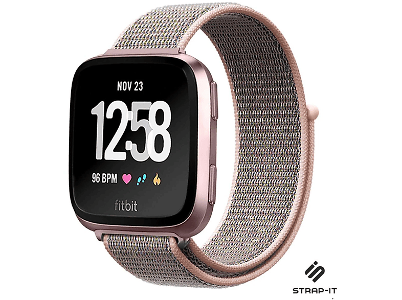 STRAP-IT© Armband, Ersatzarmband, Fitbit, Versa 2, Rosa | MediaMarkt