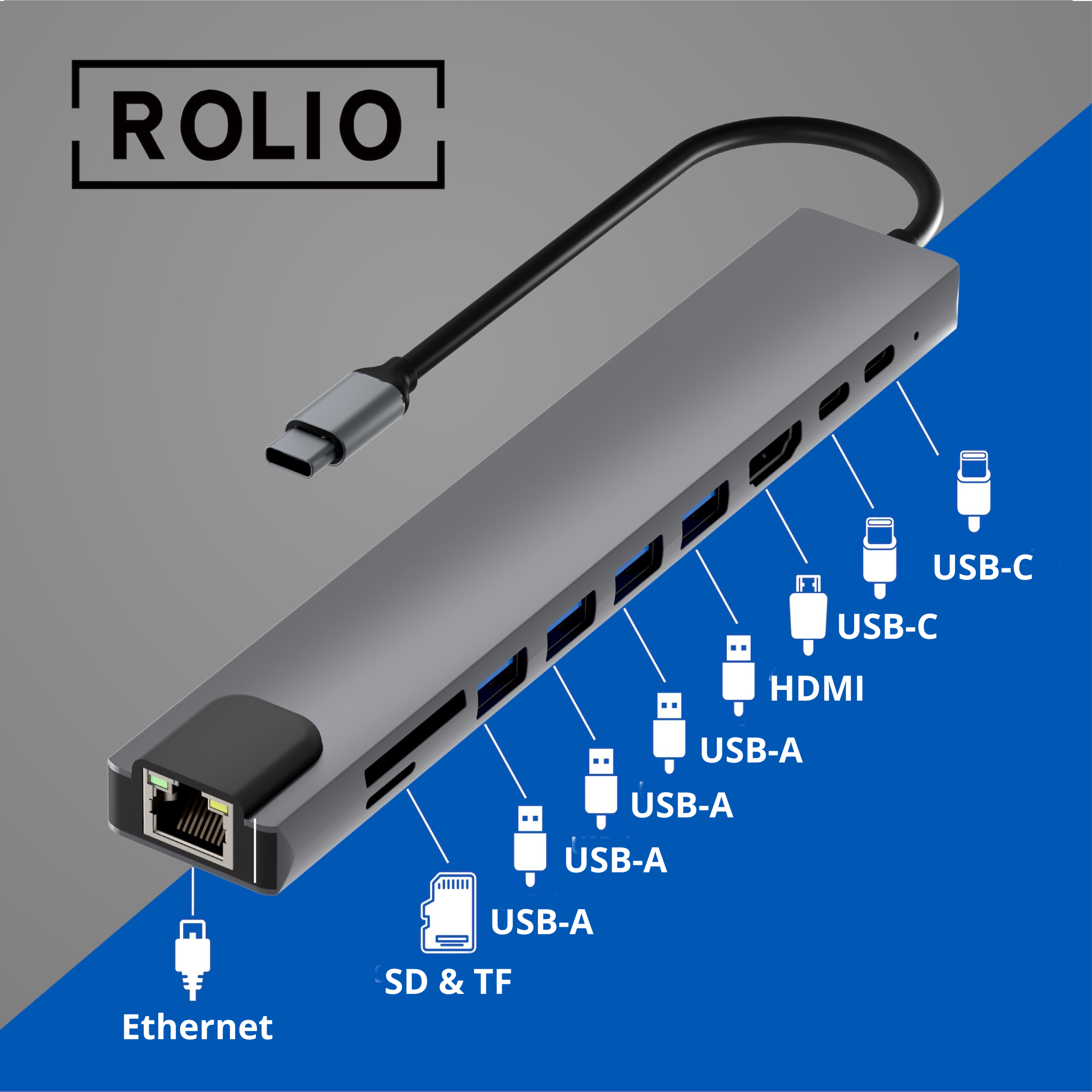 ROLIO USB-hub USB C hub / Docking station | MediaMarkt