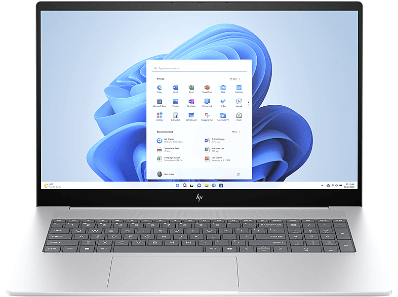 HP ENVY 17-da0006nw, Laptop, mit 17,3 Zoll Display Touchscreen, Intel ...