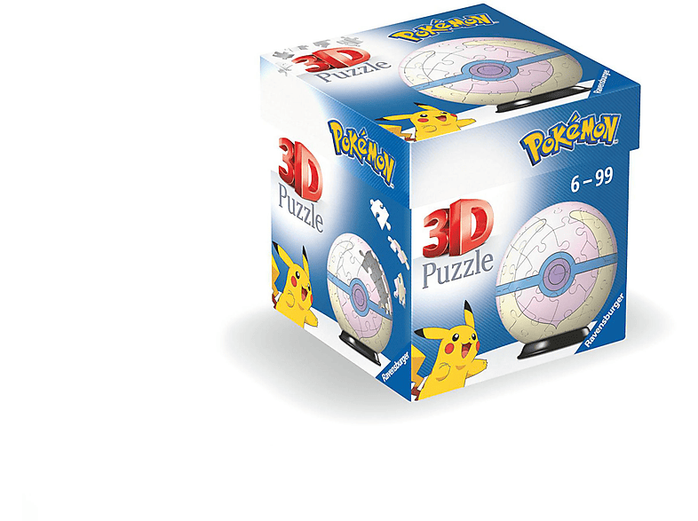 RAVENSBURGER Ravensburger 3D Puzzel Pokémon Heat Ball, 54st. Puzzel ...