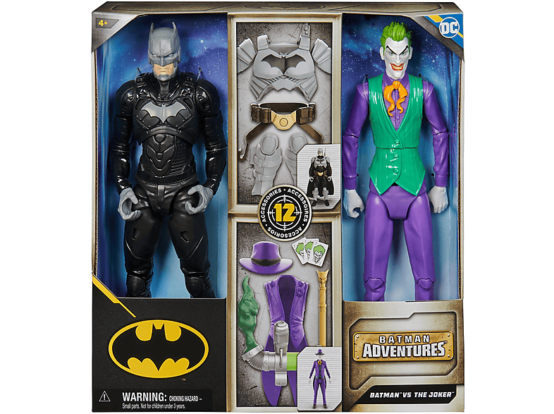 SPIN MASTER 49427 BAT BATTLE PACK BATMAN & JOKER MIT CLIP Spielset ...