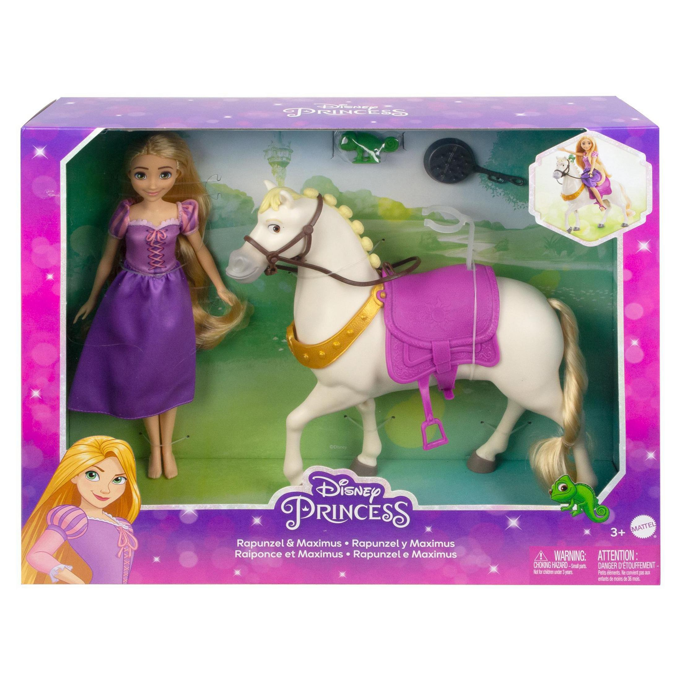 BARBIE HLW23 RAPUNZEL UND MAXIMUS Spielzeugpuppe Mehrfarbig | MediaMarkt