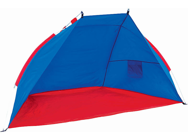 VEDES 8124_NEW COLOR OA STRANDMUSCHEL 220X110X110CM Zelt Blau/Rot ...