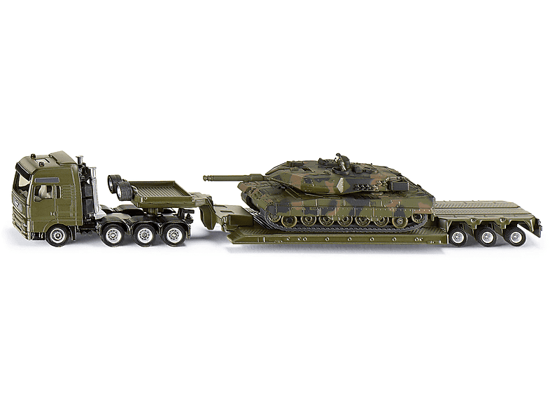 SIKU 1872 TIEFLADER MIT PANZER Nutzfahrzeug Miniatur Mehrfarbig ...