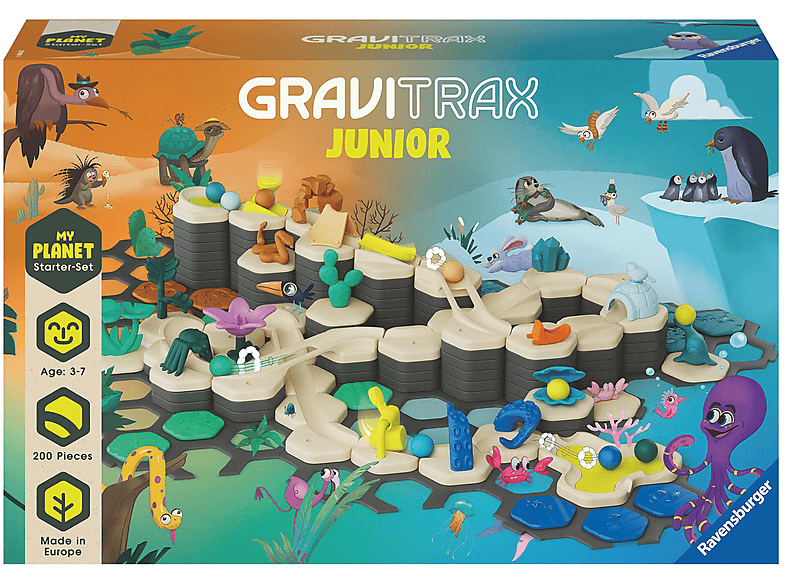 RAVENSBURGER GraviTrax Junior Starter-Set XXL Planet Vaardigheids ...