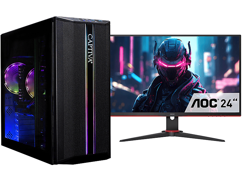 Pack PC gaming - Advanced Gaming R82-934 TFT Bundle CAPTIVA, Negro ...