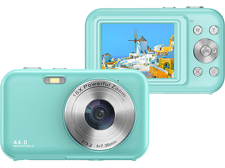 Cámara digital | INF Cámara digital con 1080P, 44MP, zoom 16x, pantalla ...