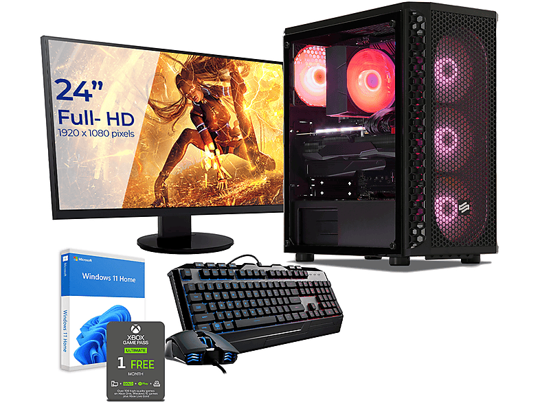 Pack PC gaming - AMD Ryzen 5 5500 SEDATECH, 10 | MediaMarkt