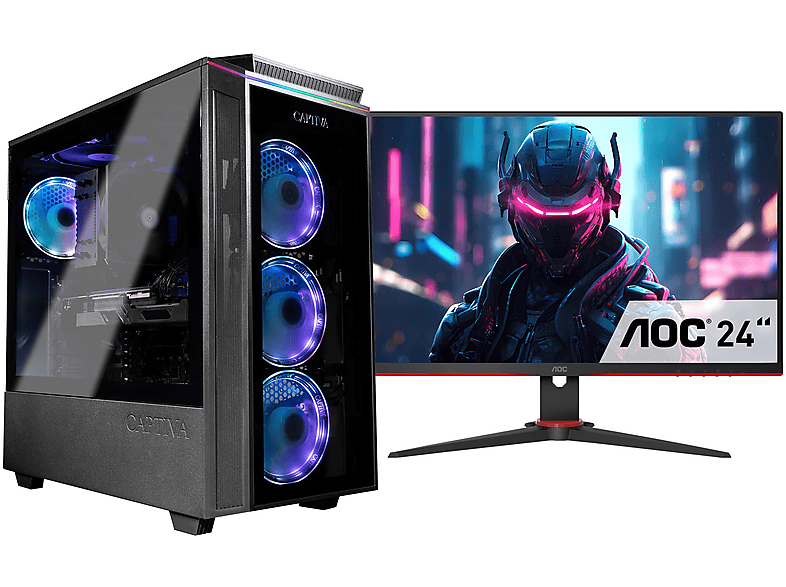 CAPTIVA Advanced Gaming I84-108 TFT Bundle, Gaming PC- Komplettsystem ...