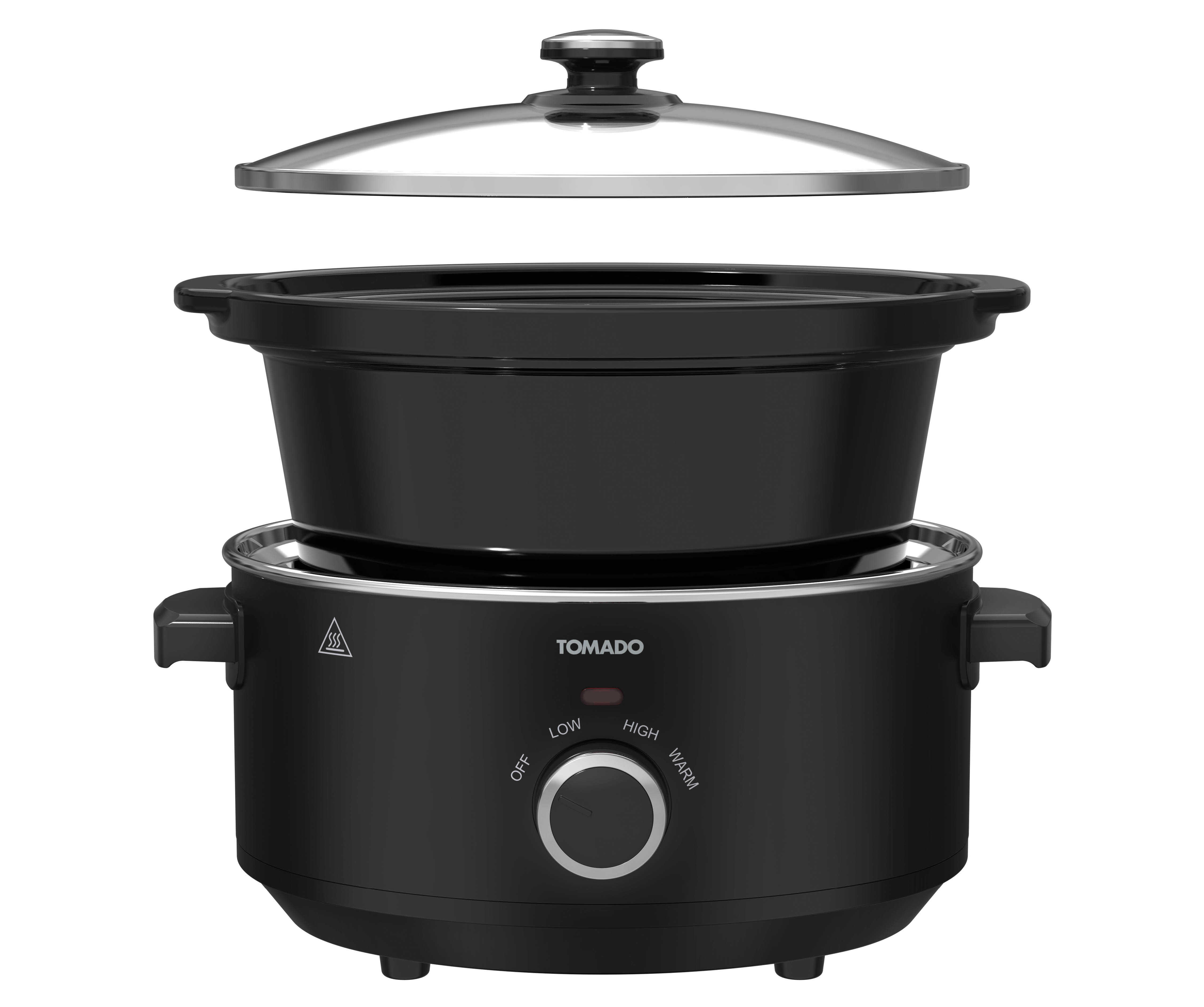 TOMADO TSC3501B Slowcooker Zwart | MediaMarkt