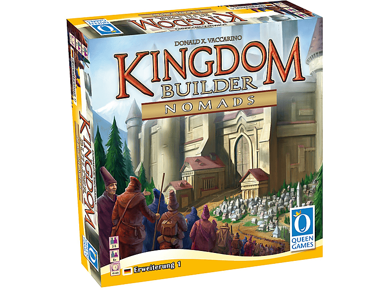 QUEEN GAMES Kingdom Builder Erweiterung Nomaden Gesellschaftsspiel ...