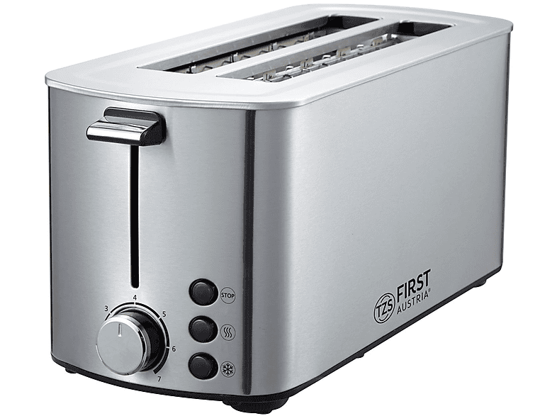 TZS FIRST AUSTRIA FA-5367-5 Toaster Silber (1400 Watt, Schlitze: 4 ...