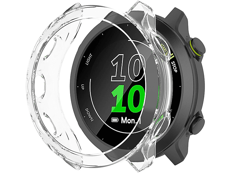 STRAP-IT© TPU case geschikt voor Forerunner 55 Smartwatch cover ...