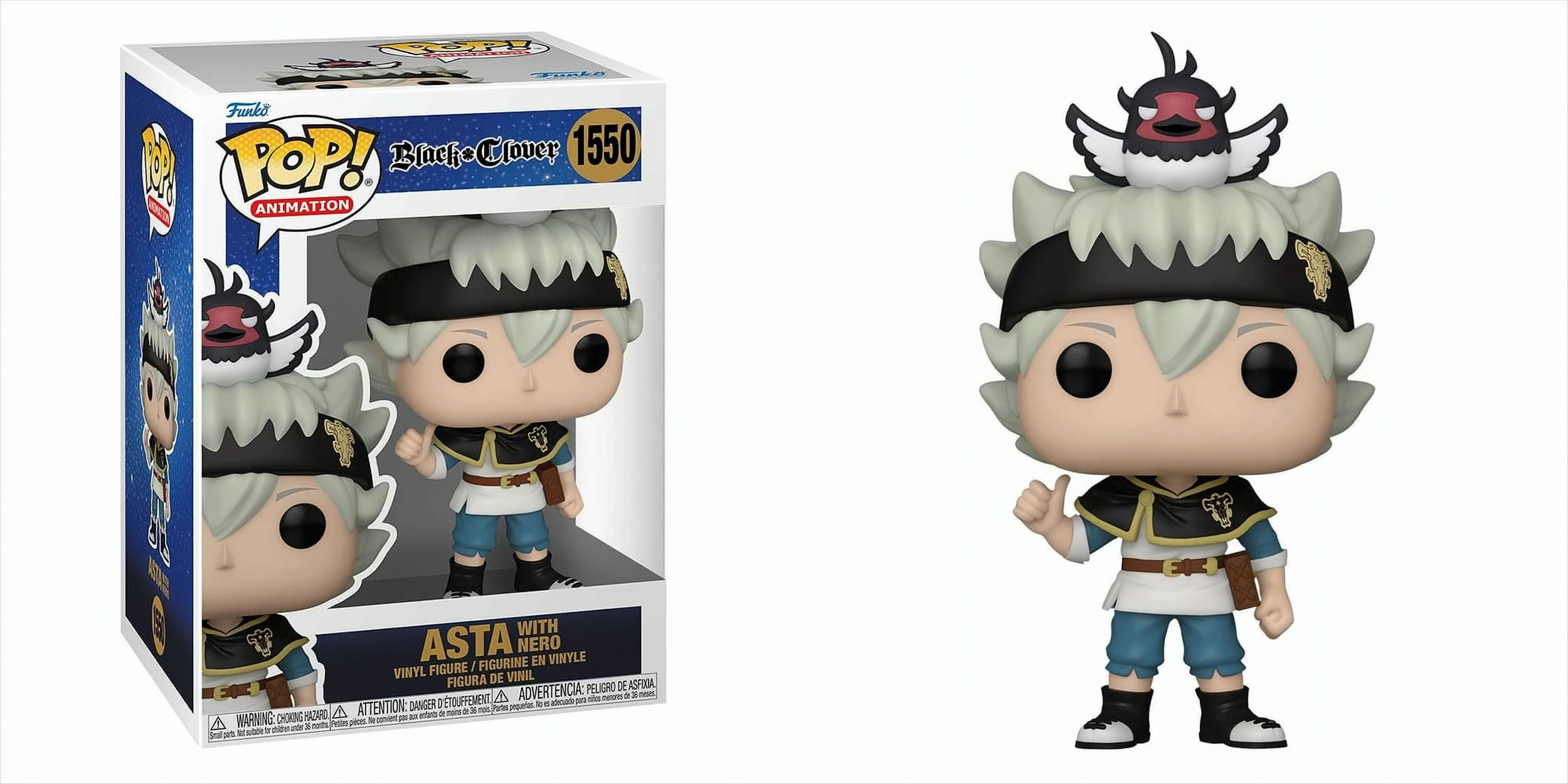 Action Figure FUNKO POP! Black Clover Asta with Nero | MediaWorld.it