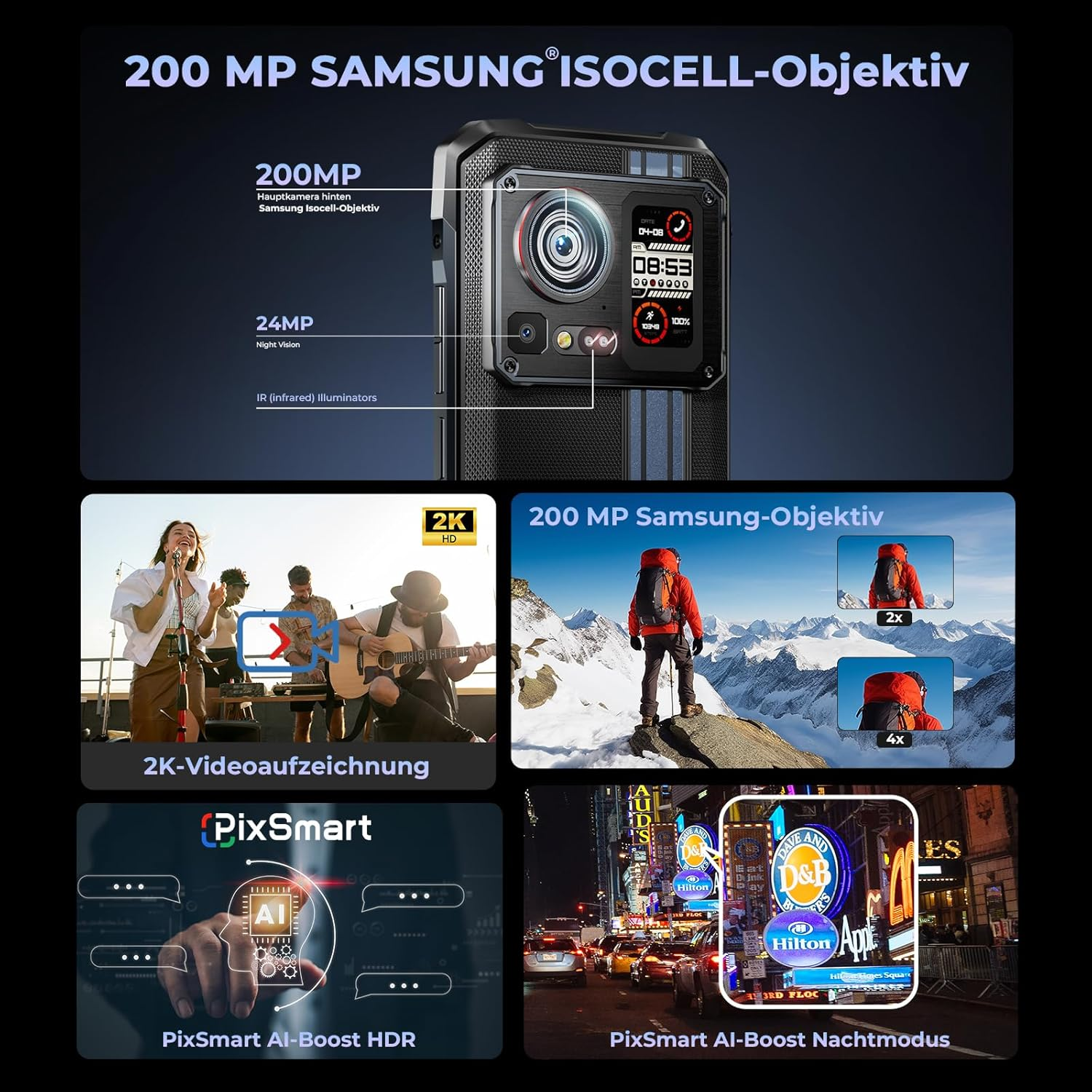 Móvil | HOTWAV Cyber 15, Negro, 256 GB, 12 GB RAM, 6,6 ", Octa-Core ...