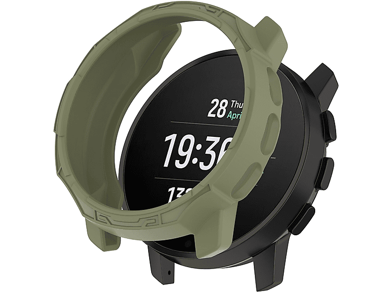 STRAP-IT© TPU Rugged case geschikt voor 9 Peak Smartwatch cover Zwart ...