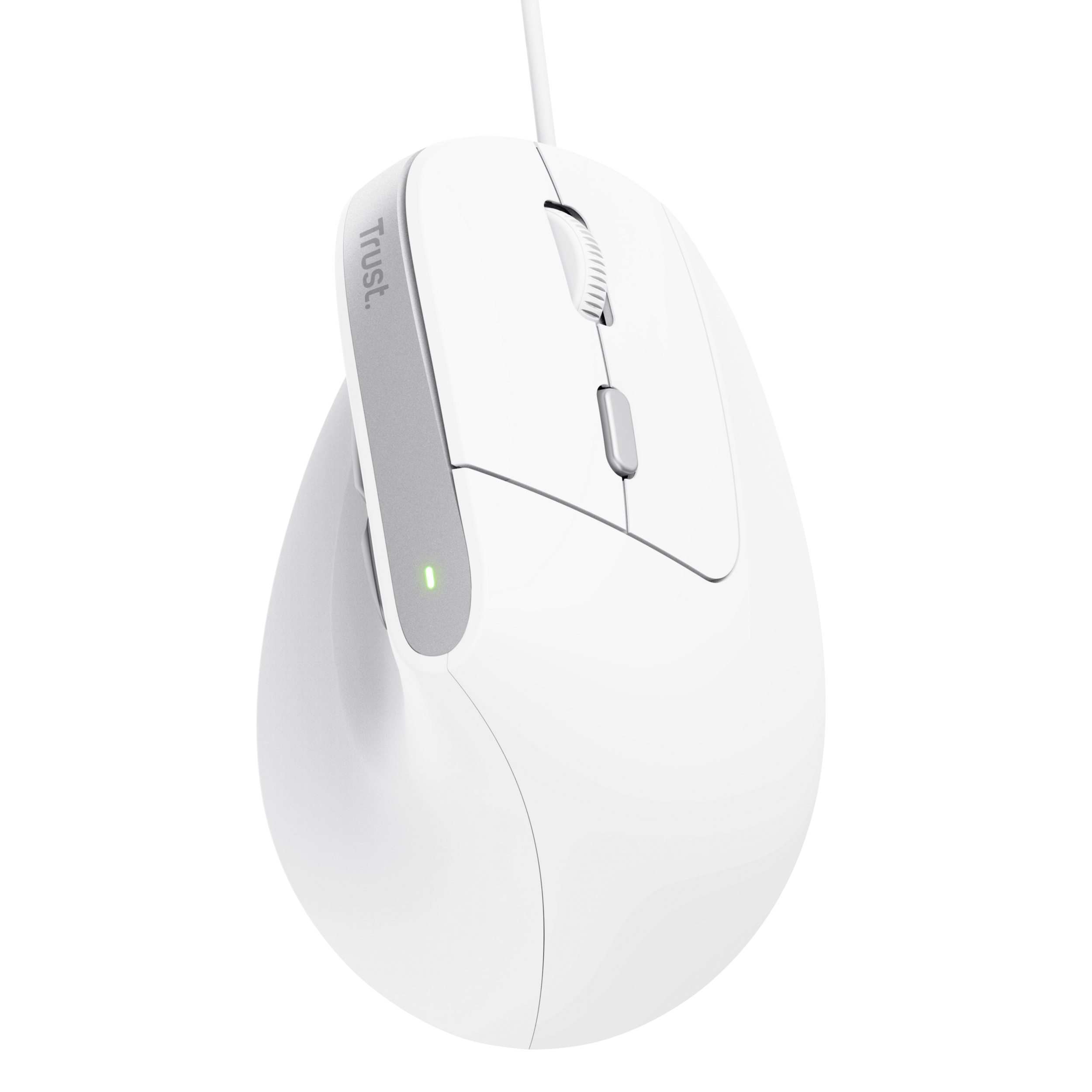 TRUST Bayo II Vertikale Maus | Ergonomische Funkmaus, Weiß ...