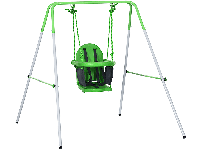 Columpio infantil | OUTSUNNY 344-065V00GN, a partir de 0,5 año(s ...