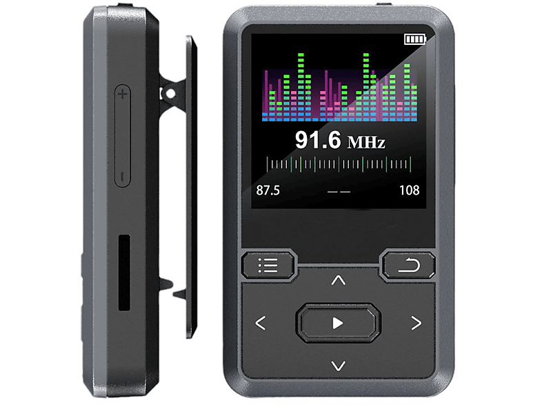 FLYSTAR Bluetooth MP3-Player mit Clip Hi-Fi Musik FM-Radio MP3 Player ...