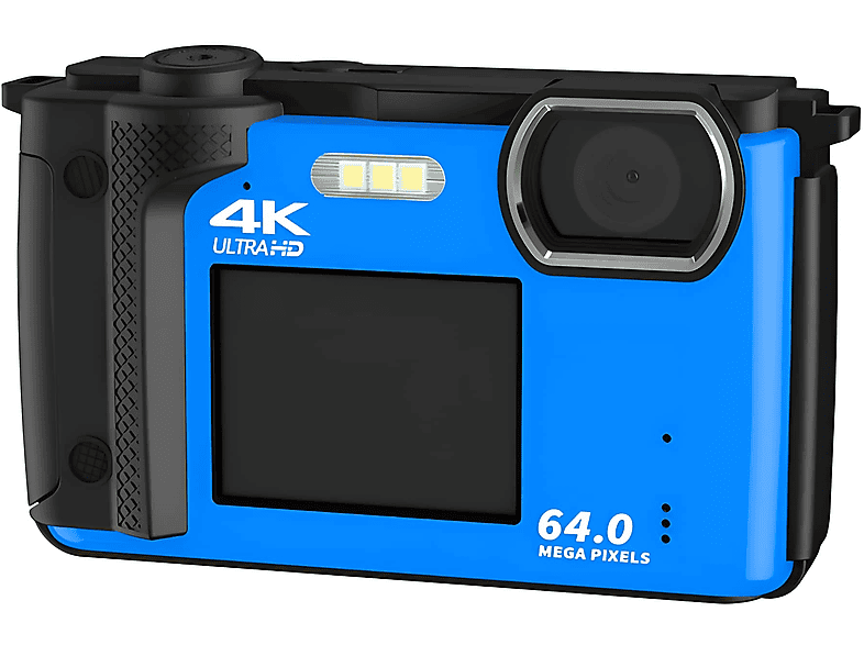 DECOME 4K Digitalkamera mit 16x Digitalzoom Dual-Screen und LED ...