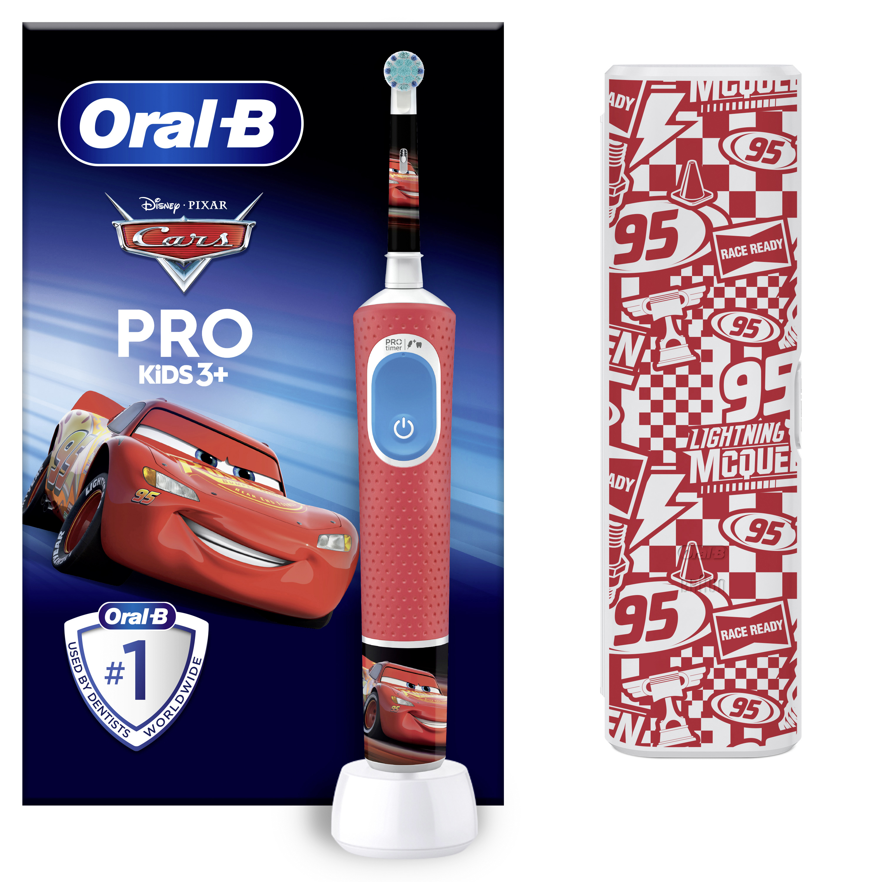 ORAL-B Vitality Pro Kids Elektrische Zahnbürste Red/Blue | MediaMarkt