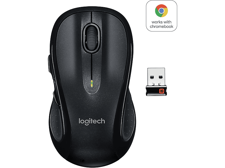 LOGITECH 910-001826 M510 WRLS LASER MAUS Funkmaus, Schwarz | MediaMarkt