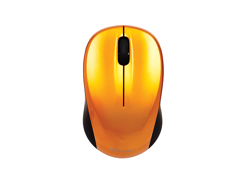 VERBATIM Go Nano kabellose Maus Vulkanisches Orange Maus, Orange ...