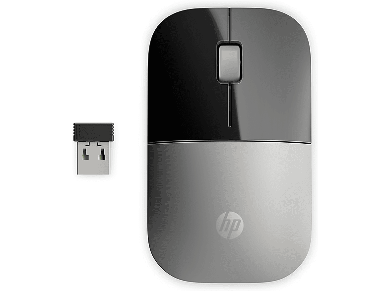 HP X7Q44AA Z3700 WRLS MOUSE SILVER Maus, Silber | MediaMarkt