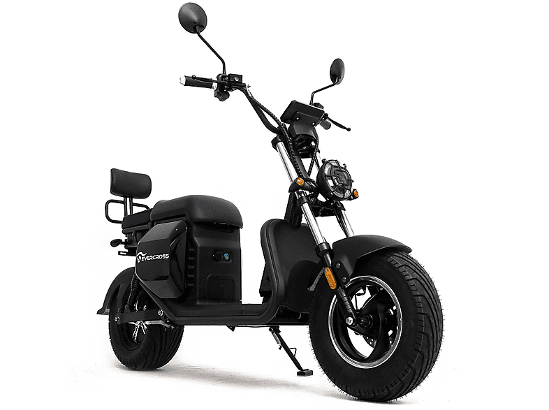 EVERCROSS TECH 702 E-Motorroller, 2000-W-Motor, 45 km/h, 100 km lange ...