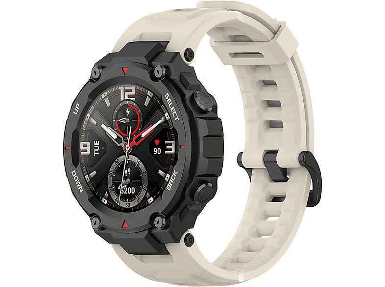 STRAP-IT© T-Rex (Pro), Ersatzarmband, Amazfit, T-Rex (Pro), Beige | SATURN