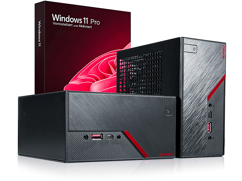 GREED Nano Plus AMD | Computer für Office, Mini PC mit AMD Ryzen™ 5 ...