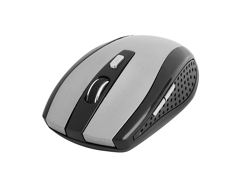 ELKUAIE 2,4 G Ergonomische kabellose Maus, Silber | MediaMarkt