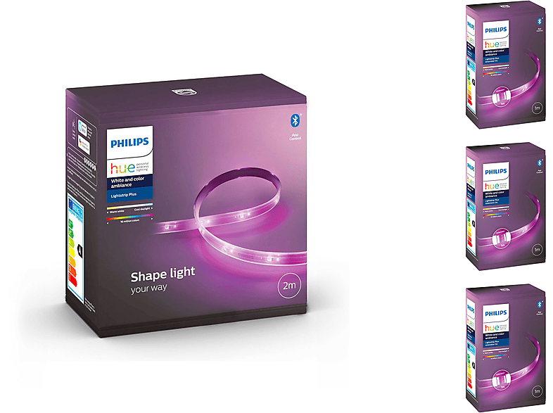 PHILIPS HUE Led Strip Plus 5 Meter Wit en Gekleurd Licht | Incl. 1 ...