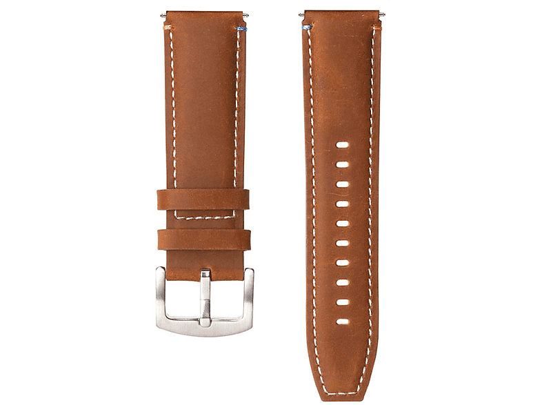 CASEONLINE Echt, Ersatzarmband, Amazfit, GTR 3 Pro, Cognac Ember ...