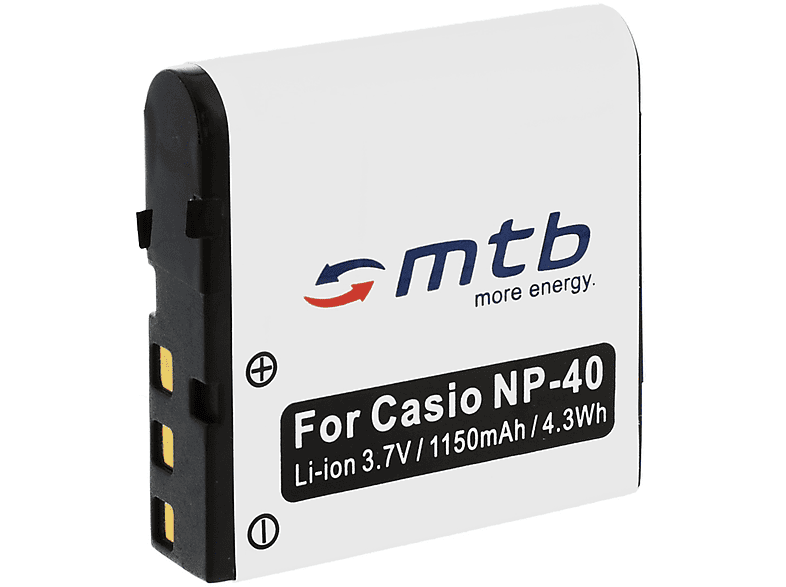 MTB MORE ENERGY NP-40 Akku für Casio Digitalkameras NP-40 Akku, Li-Ion, 1150 mAh | SATURN