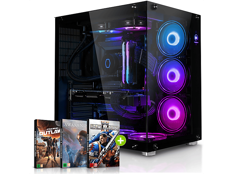 MEGAPORT AMD Ryzen 9, Gaming PC Ryzen™ 9 9900X Prozessor, 32 GB RAM ...