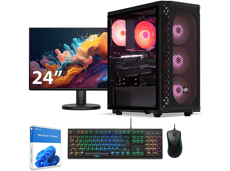 Pack PC gaming | SEDATECH UC0GA09I1M1HS, AMD Ryzen 5 5500 6x 3.6Ghz ...