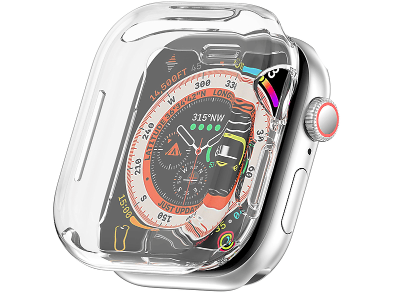 STRAP-IT© TPU case geschikt voor Apple Watch Maat: 46mm Smartwatch ...